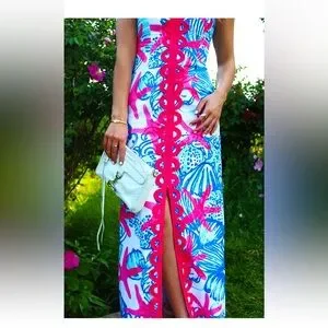 Lilly Pulitzer | Dresses | Nwtlilly Pulitzerangela Maxi Dress Resort ...
